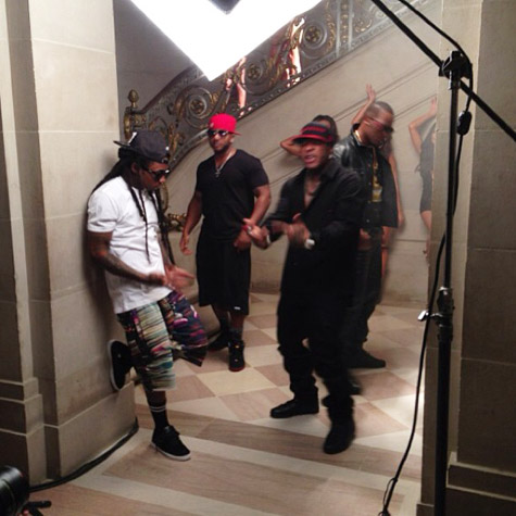 Birdman R.Kelly et Lil Wayne tournent un clip (PHOTOS)