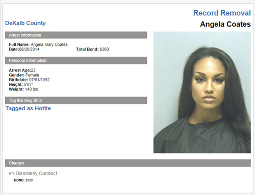 Angela Coates : La prisonnière sexy qui créé le buzz ! [PHOTOS]