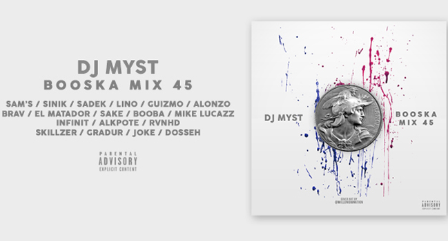 45ème Booska Mix signé Dj Myst spécial Rap Français ! [SON]