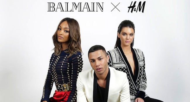 La maison de couture Balmain va collaborer avec H&M