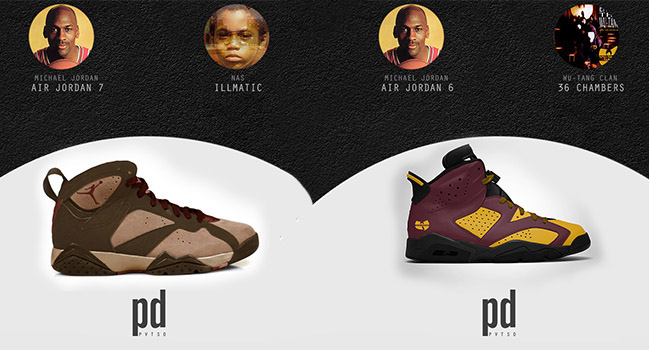 Des Jordan inspirées des classiques du Rap US [PHOTOS]