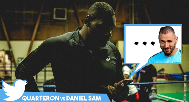 Le combat Quarteron vs Daniel Sam déchaîne la twittosphère