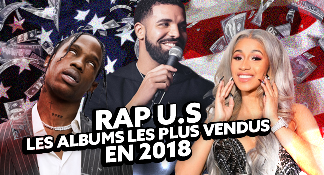 Les albums rap US les plus vendus en 2018