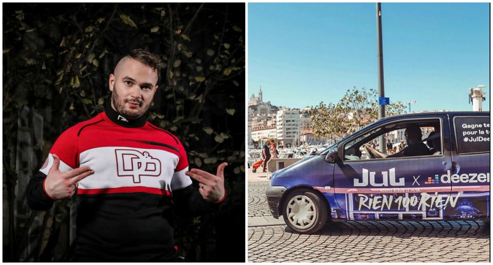 Jul débarque en Twingo au Vélodrome [VIDEO]