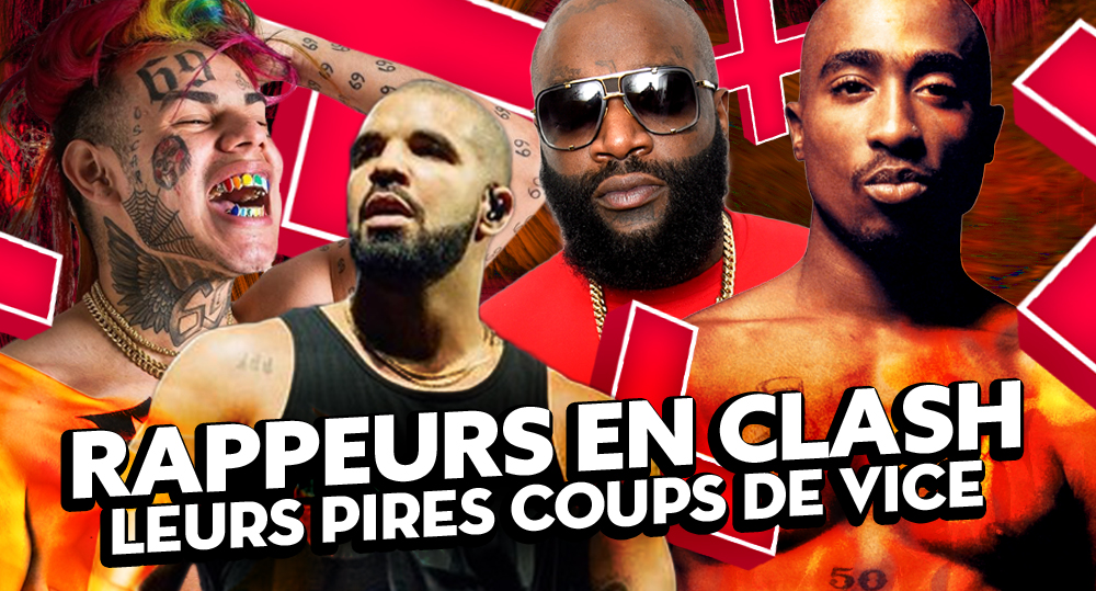 Rappeurs en clash : leurs pires coups de vice