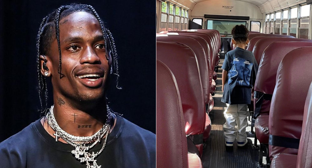Travis Scott offre... un bus scolaire à sa fille