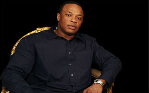 Dr Dre sur le tournage du film NWA