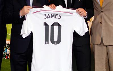 Le maillot de James Rodriguez fait fureur