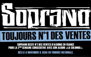 Soprano est toujours numéro 1 des ventes d'albums!