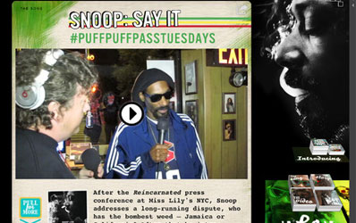 Télécharge l'application de Snoop