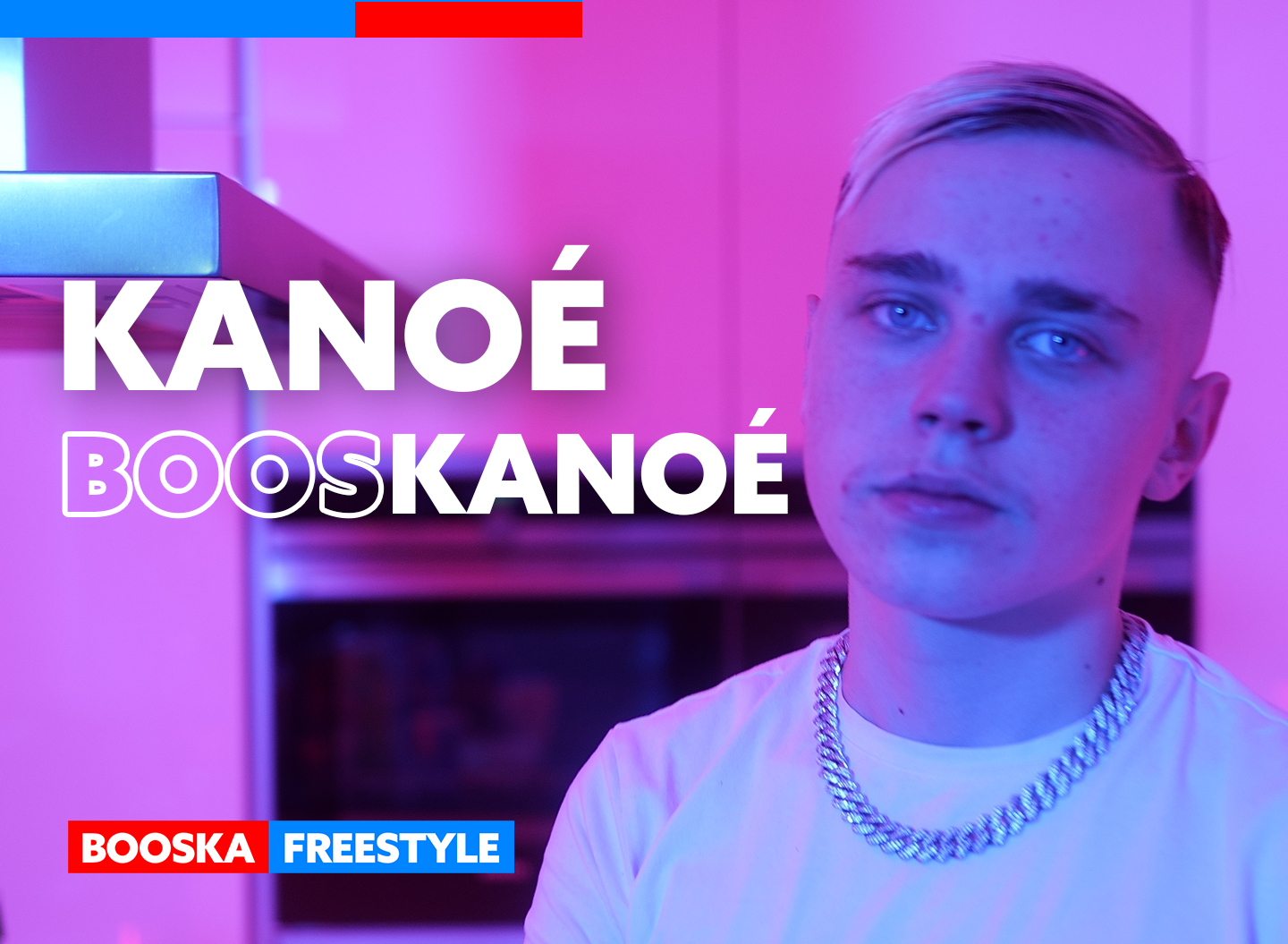 Kanoé n'a pas froid aux yeux dans son freestyle Booskanoé