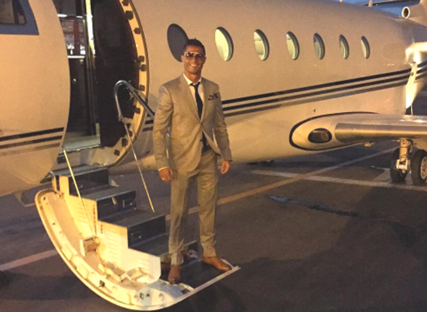 À la découverte de l'incroyable jet privé de Cristiano Ronaldo