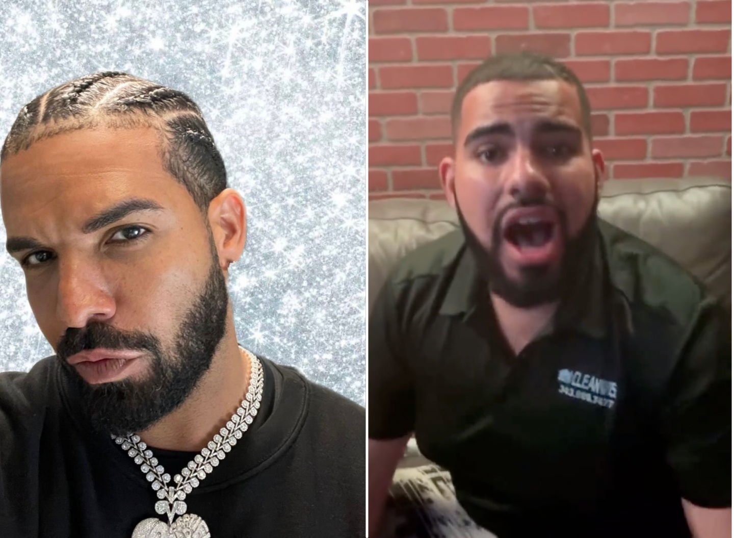 Quand Drake fait un FaceTime avec son plus célèbre sosie