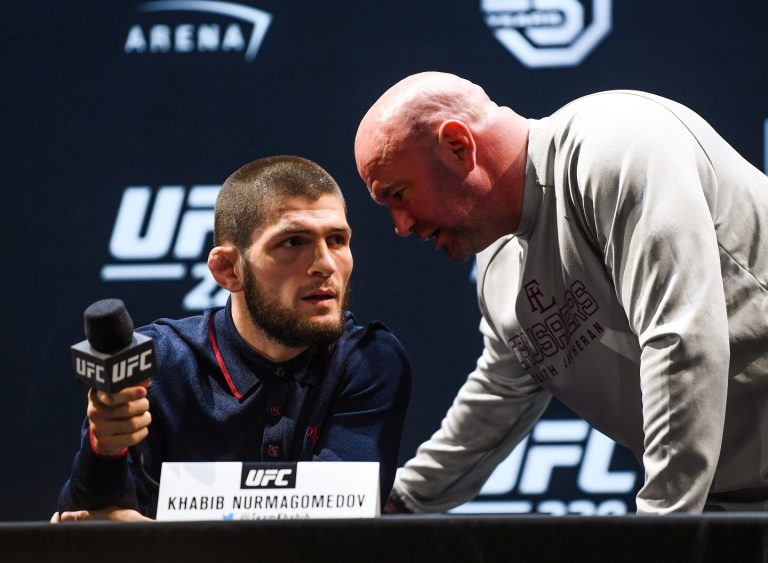 Khabib Nurmagomedov impressionné par la transformation physique de Dana ...
