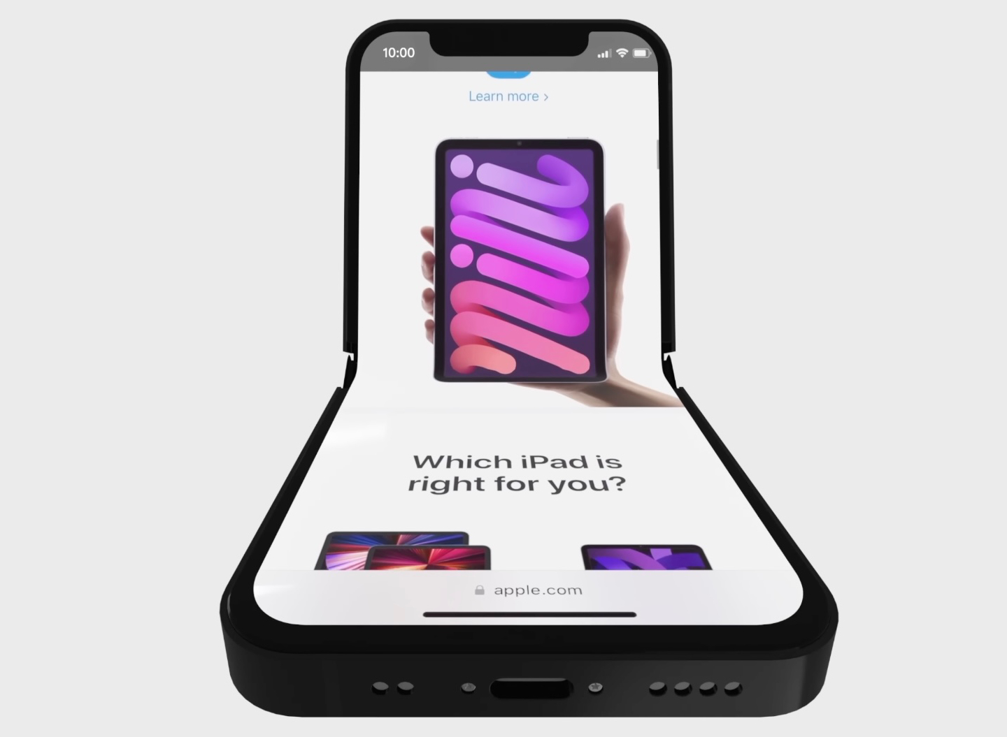 Ce concept d'iPhone pliant donne vraiment envie qu'Apple le lance