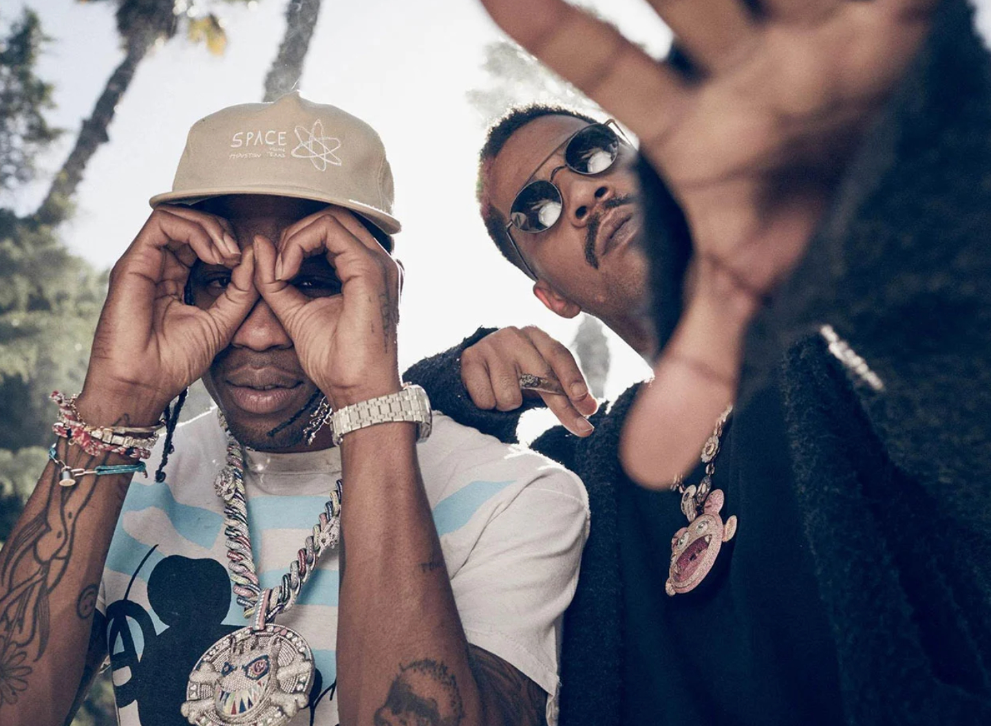 Kid cudi Pharrell et Travis scott s’associent pour une music Party