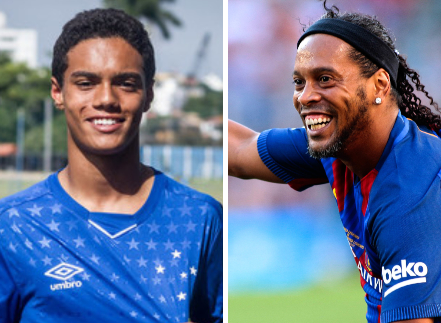 Le jeune fils de Ronaldinho s'entraîne déjà avec les U19 du FC Barcelone
