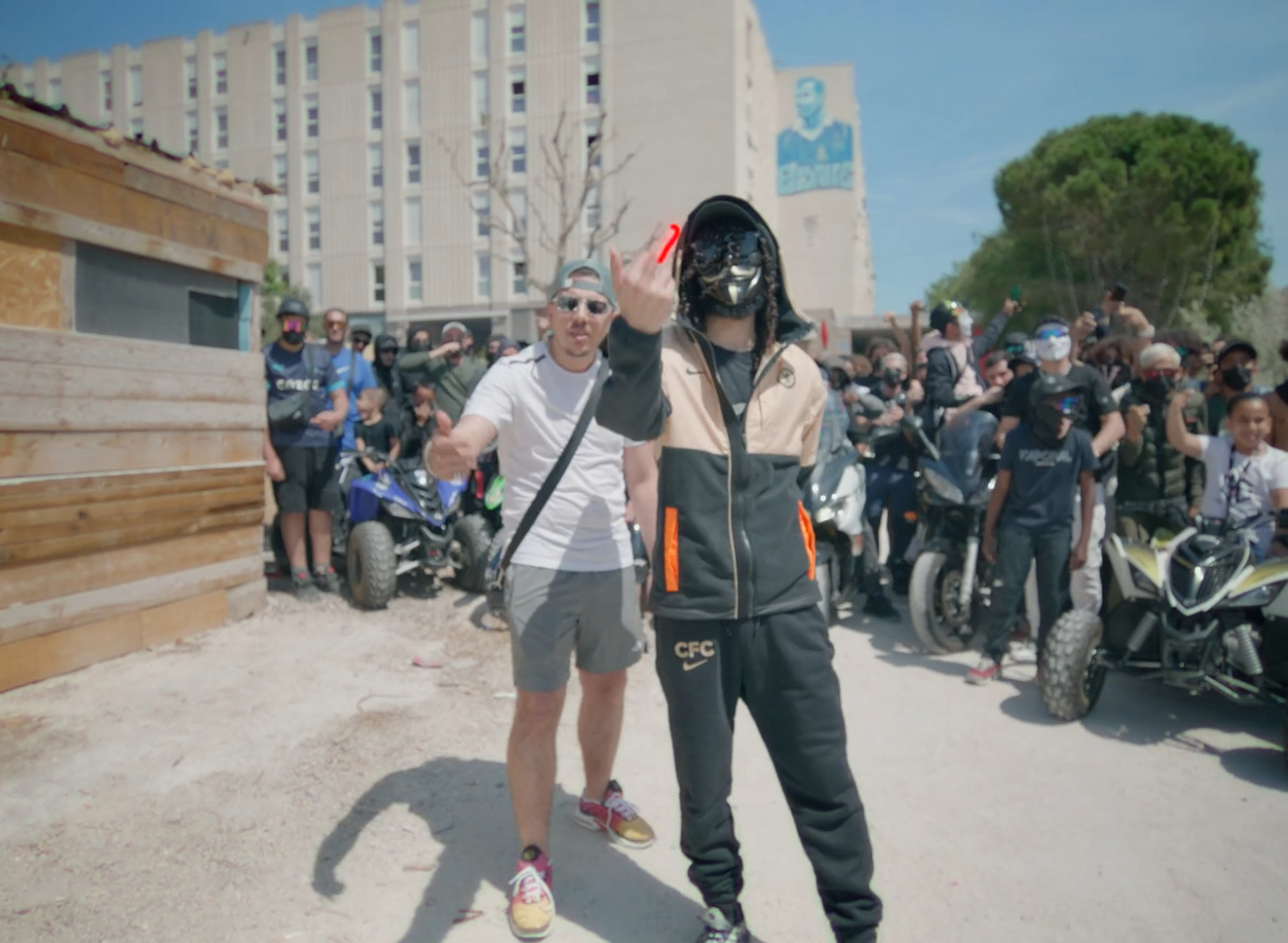 So La Zone et TK représentent les Quartiers Nord et le Centre Ville