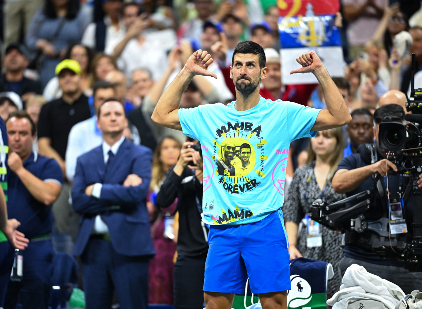 US Open : Novak Djokovic rend hommage à Kobe Bryant après avoir ...