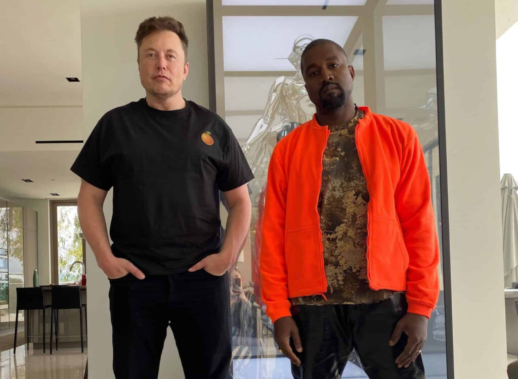 Dans une série de messages, Kanye West s'en prend à Elon Musk
