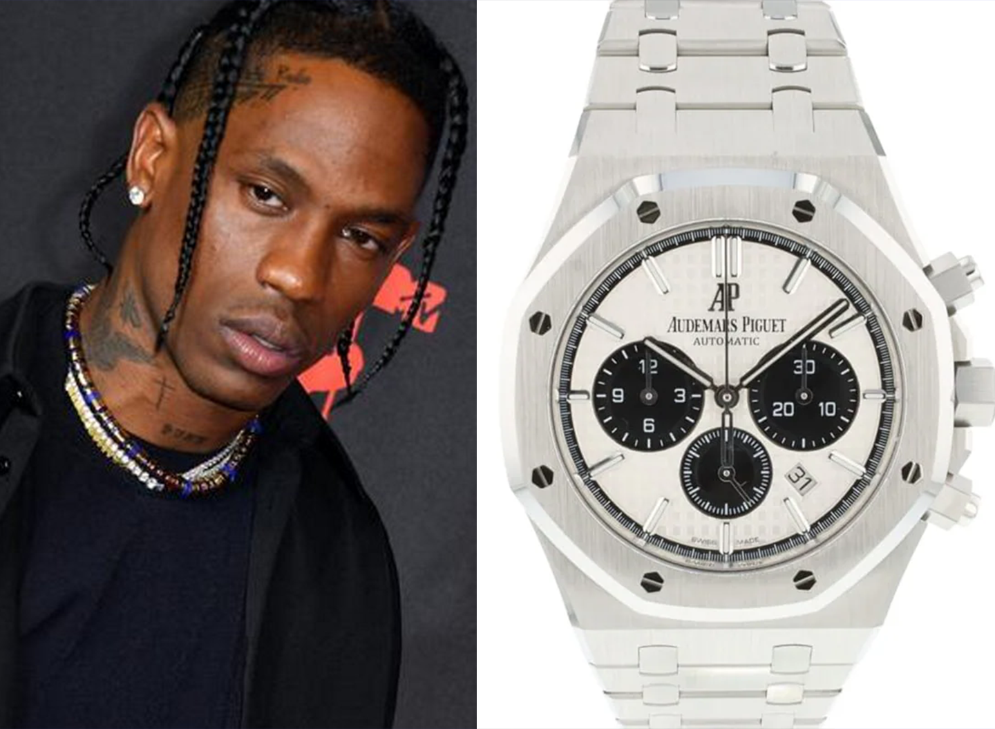 Travis Scott collabore avec Audemars Piguet