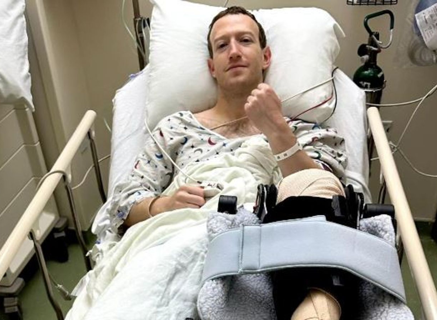 Mark Zuckerberg opéré du genou après une blessure survenue lors d'un ...