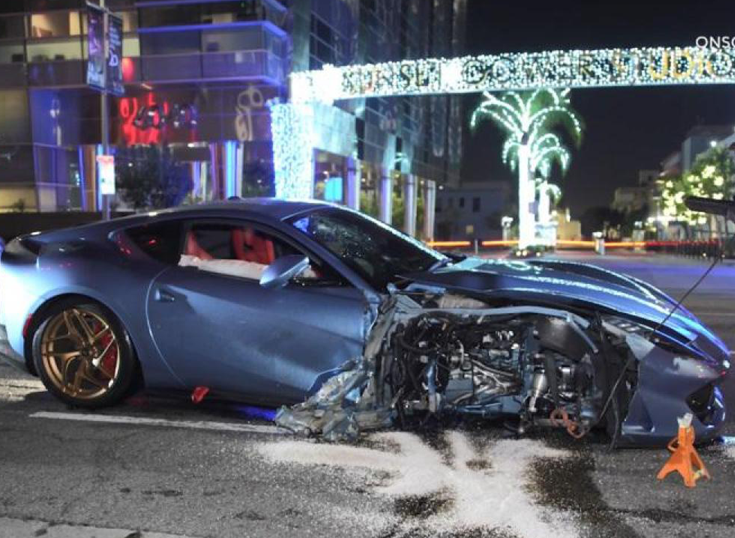 Les images impressionnantes de l'accident de voiture de Michael B.Jordan