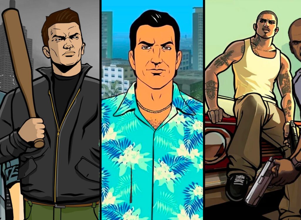 GTA 3, GTA San Andreas et GTA Vice City sont désormais disponibles sur ...