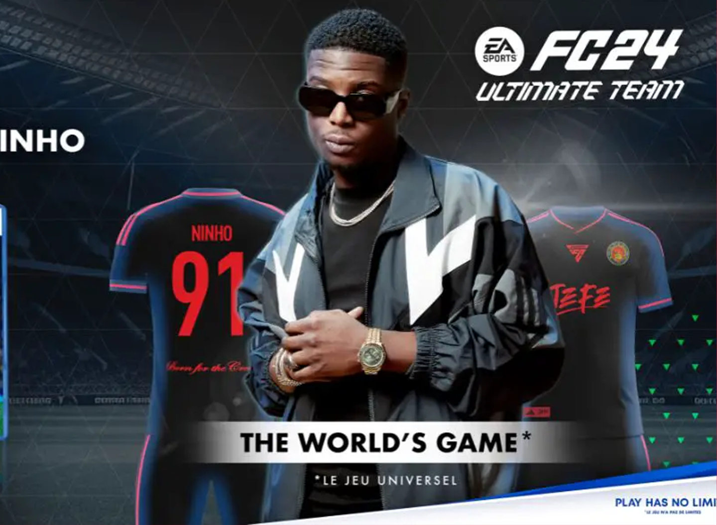 Ninho a son propre maillot sur EA FC 24