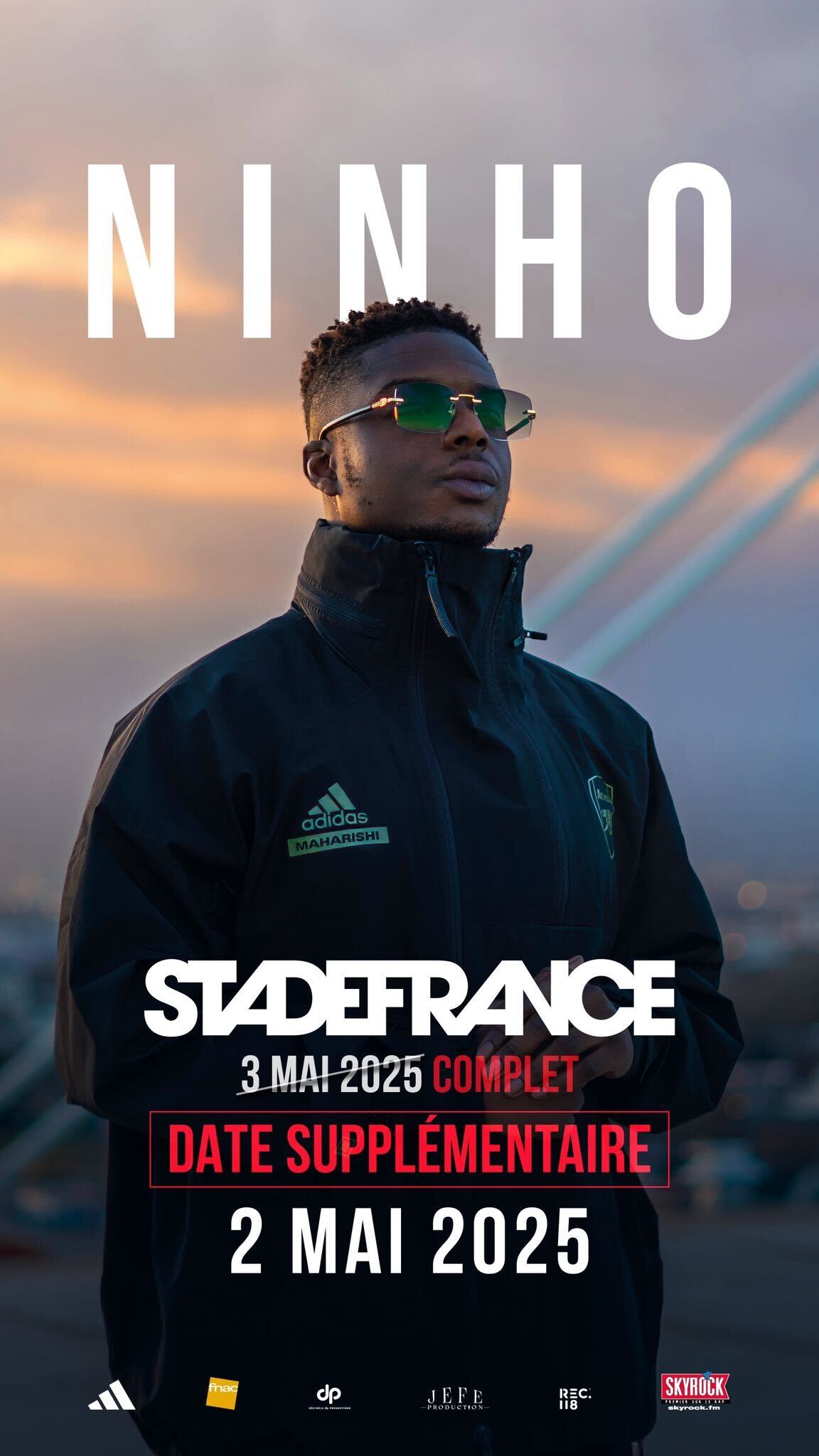 Ninho annonce un second concert au Stade de France